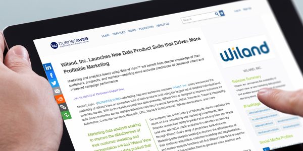 Wiland Launches New Data Product | Press Release