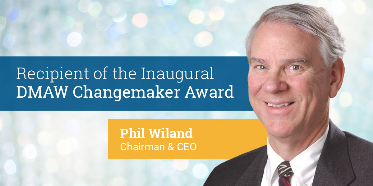 Phil Wiland Receives 2023 DMAW Changemaker Award